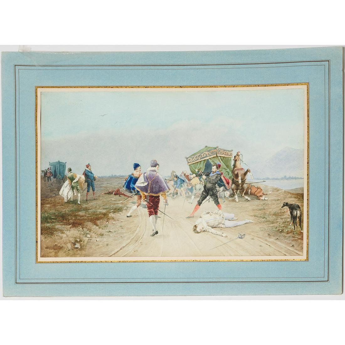 Roberto Roberti (attrib.), watercolor painting - Jun 05, 2020 | Millea ...