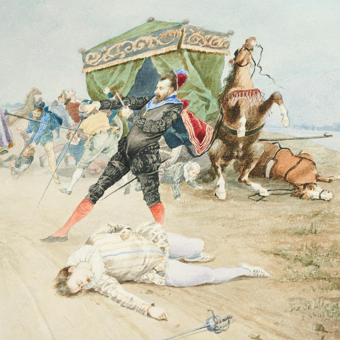 Roberto Roberti (attrib.), watercolor painting - Jun 05, 2020 | Millea ...