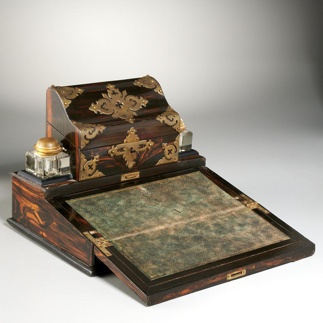 Brass mounted Macassar Ebony writing box - Jun 05, 2020 | Millea Bros ...