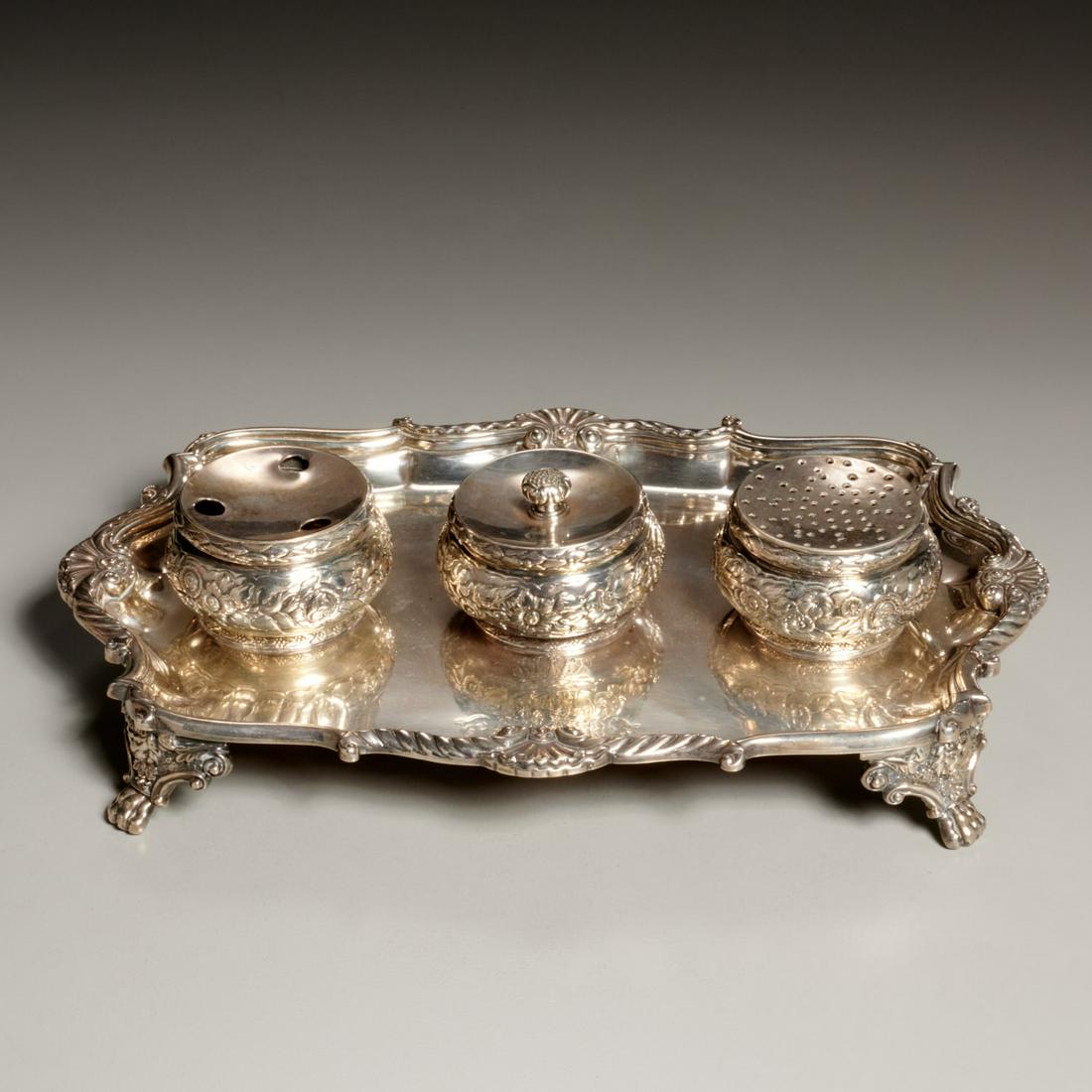 William Stroud, George Iii Silver Inkstand