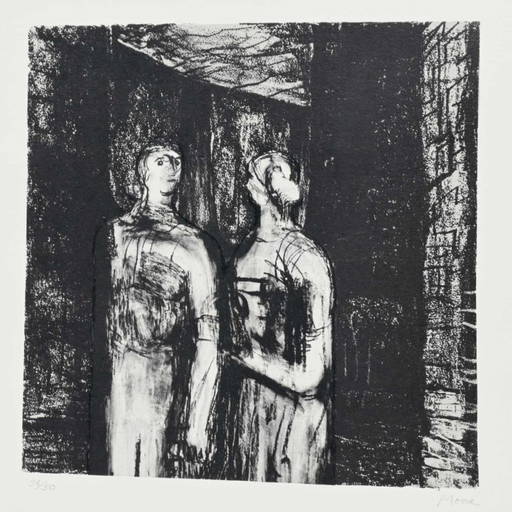 Henry Moore, Signed Lithograph