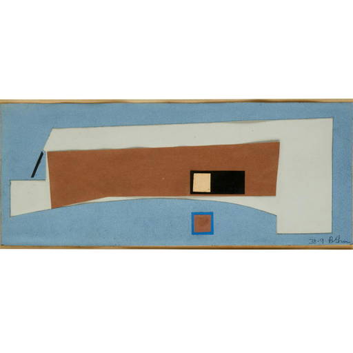 Balcomb Greene, Paper Collage, 1938