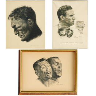 Robert Riger, Football Drawing & Lithographs