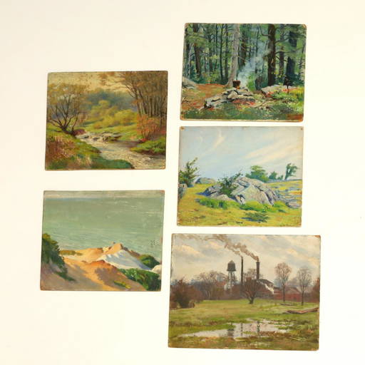 Charles Ethan Porter, (5) paintings - Jul 22, 2021 | Millea Bros Ltd in NJ