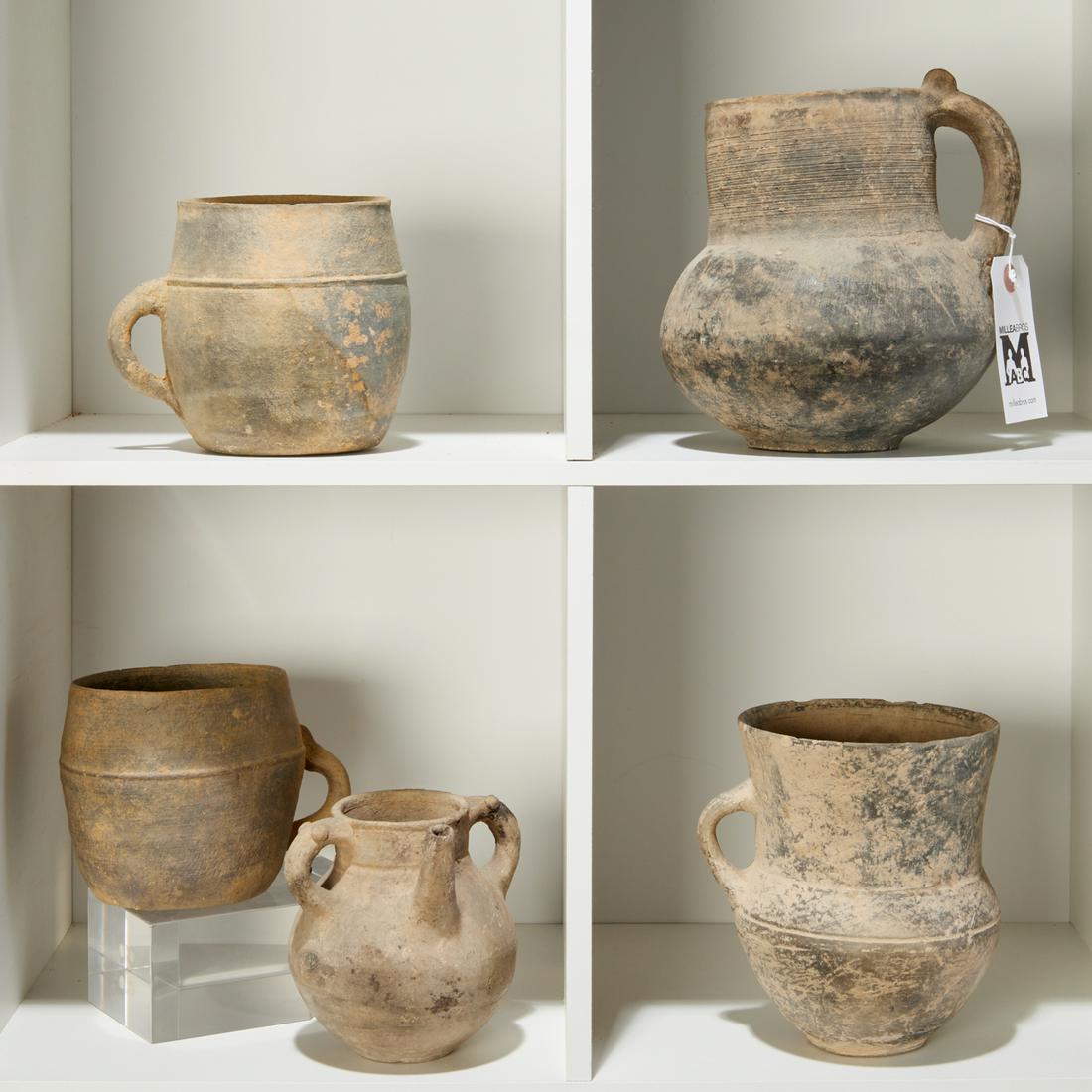 Group (5) Ancient Near Eastern Pottery Vessels