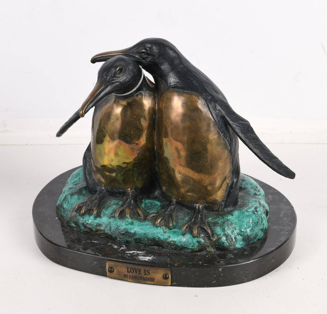 Carl Wagner, Bronze Sculpture, 1991