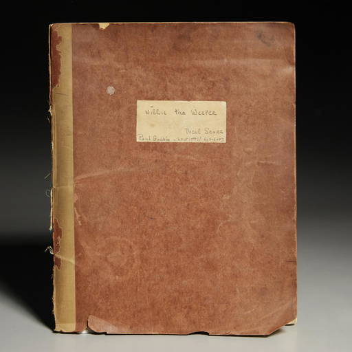 Paul Godkin, Willie the Weeper, Broadway ephemera (#2338) on Feb 03, 2022 | Millea Bros Ltd in NJ