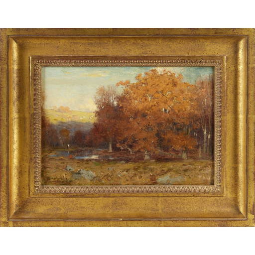 Joseph Greenwood, oil on cigar box panel, 1914 (#2211) on May 19, 2022 ...