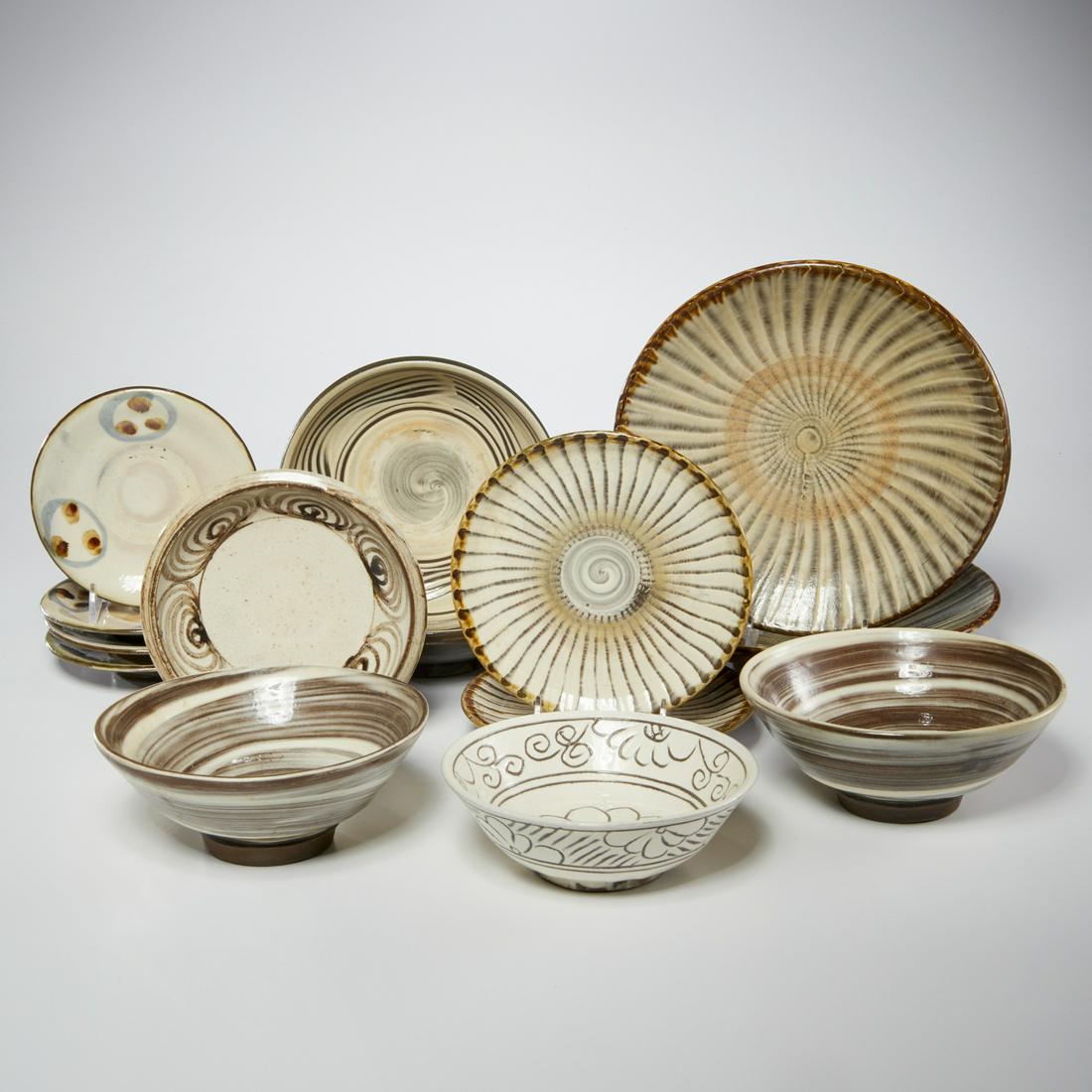 Japanese Studio Pottery Dish Collection