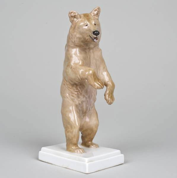 Meissen Model Of A Standing Grizzly Bear
