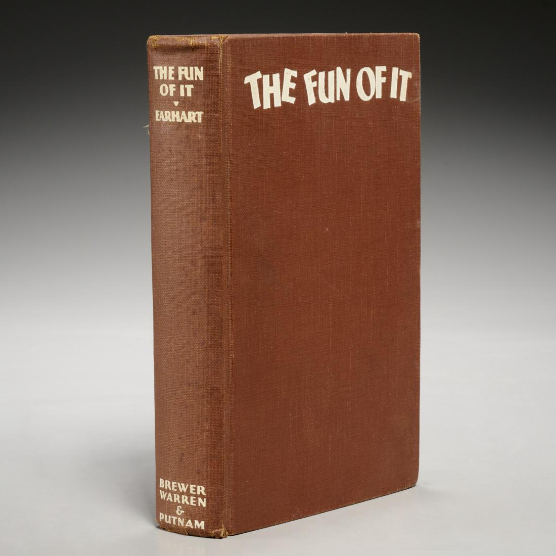 Amelia Earhart, For The Fun Of It, Signed Auction