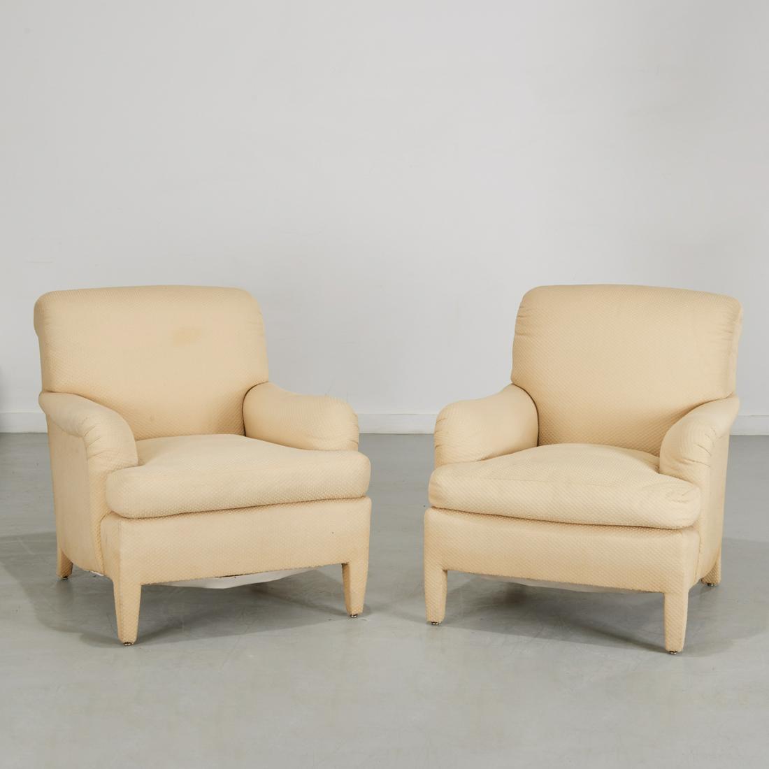 Pair Thomas Deangelis, Ny Lounge Chairs Auction
