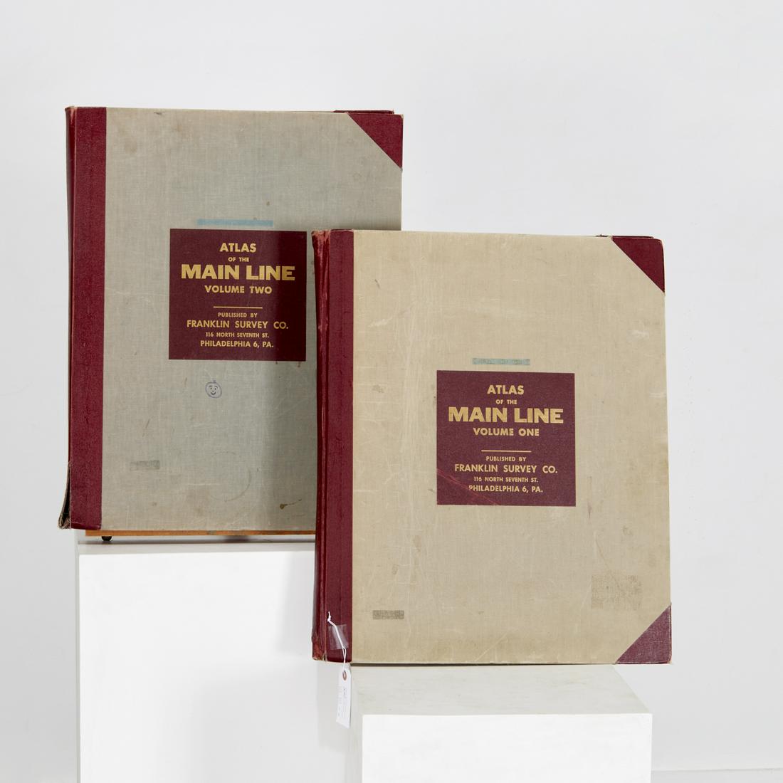 Atlas Of The Main Line, Pa, 1961 (2) Vols. Auction