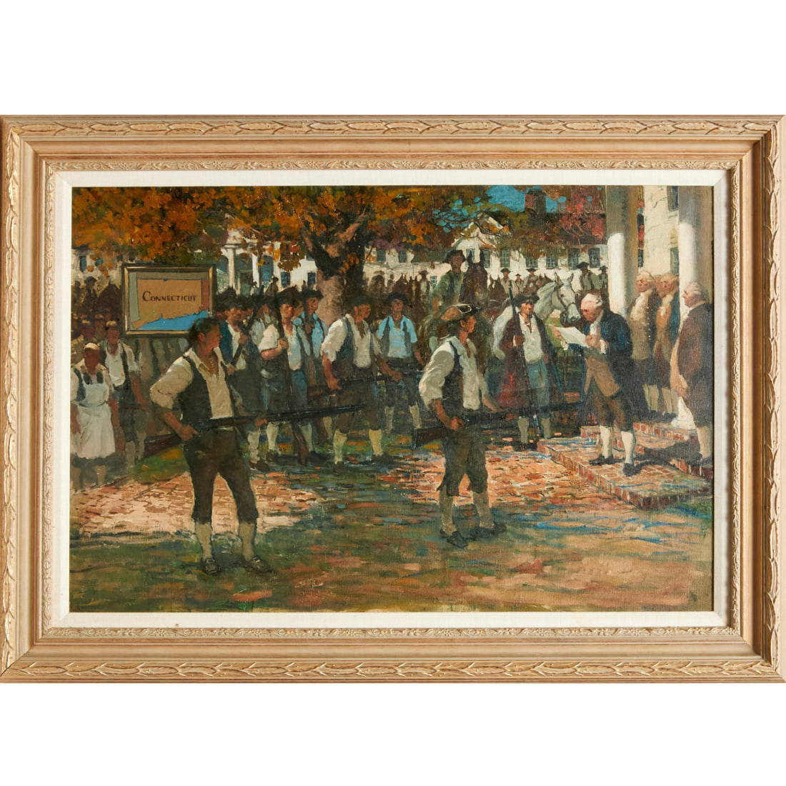 John Russell Fulton, Oil On Canvas, 1950 Auction