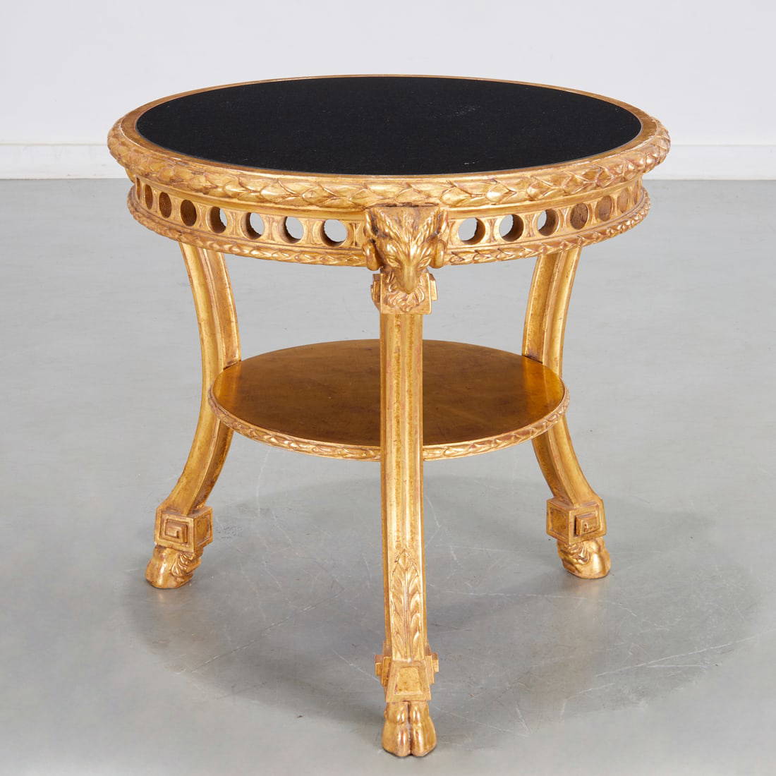 Continental Neo-classic Style Giltwood Gueridon Auction