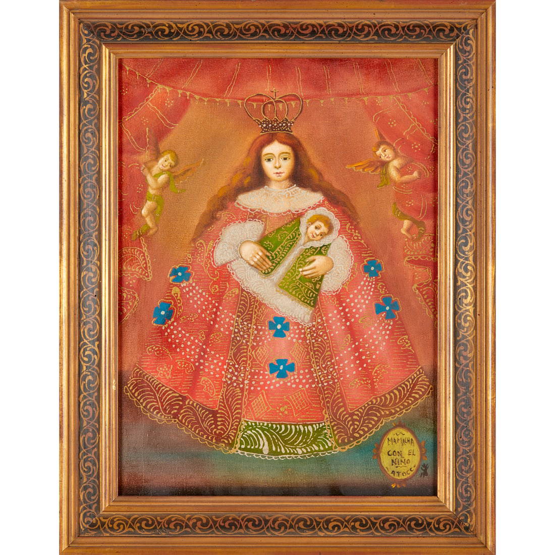 Cuzco School (style), Oil On Canvasboard Auction