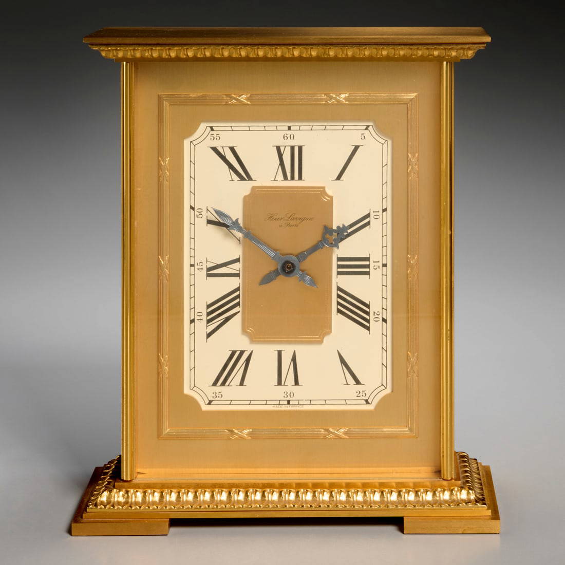 Hour Lavigne French Brass Table Clock Auction