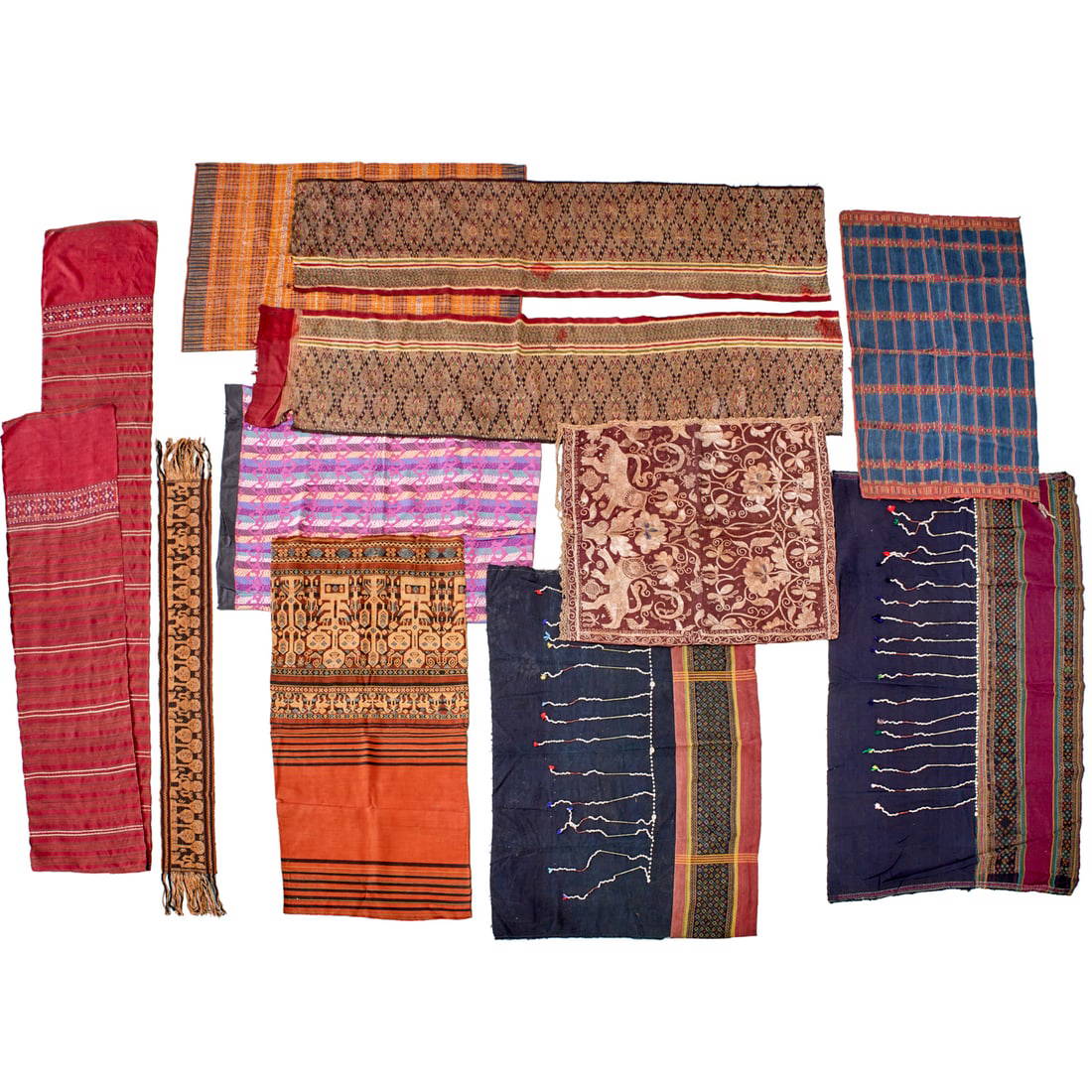 (11) Vintage Southeast Asian Textiles Auction