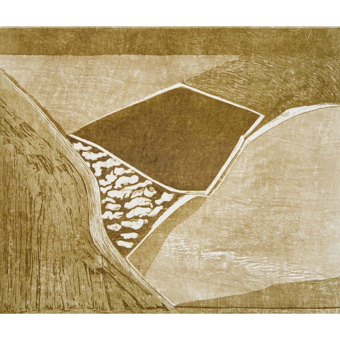 Susan Crile, Woodcut, 1982 Auction