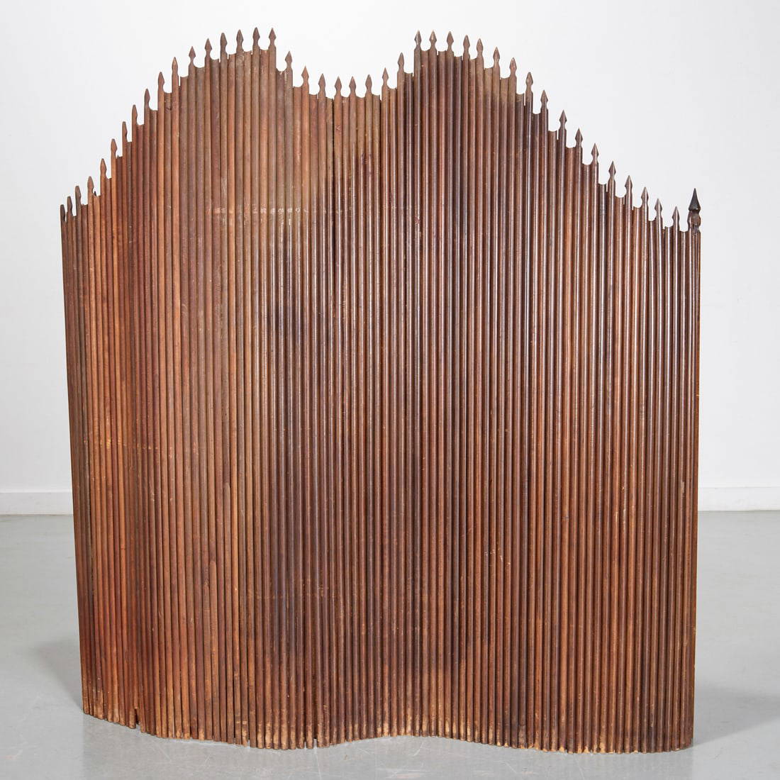 Unusual Art Nouveau Tambour Floor Screen Auction