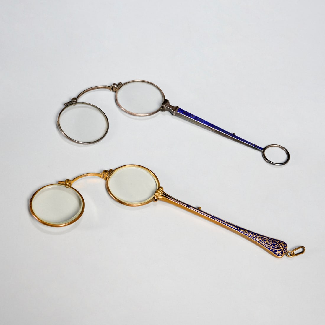 (2) Edwardian Enameled Silver/metal Lorgnettes - Jul 17, 2025 | Millea ...