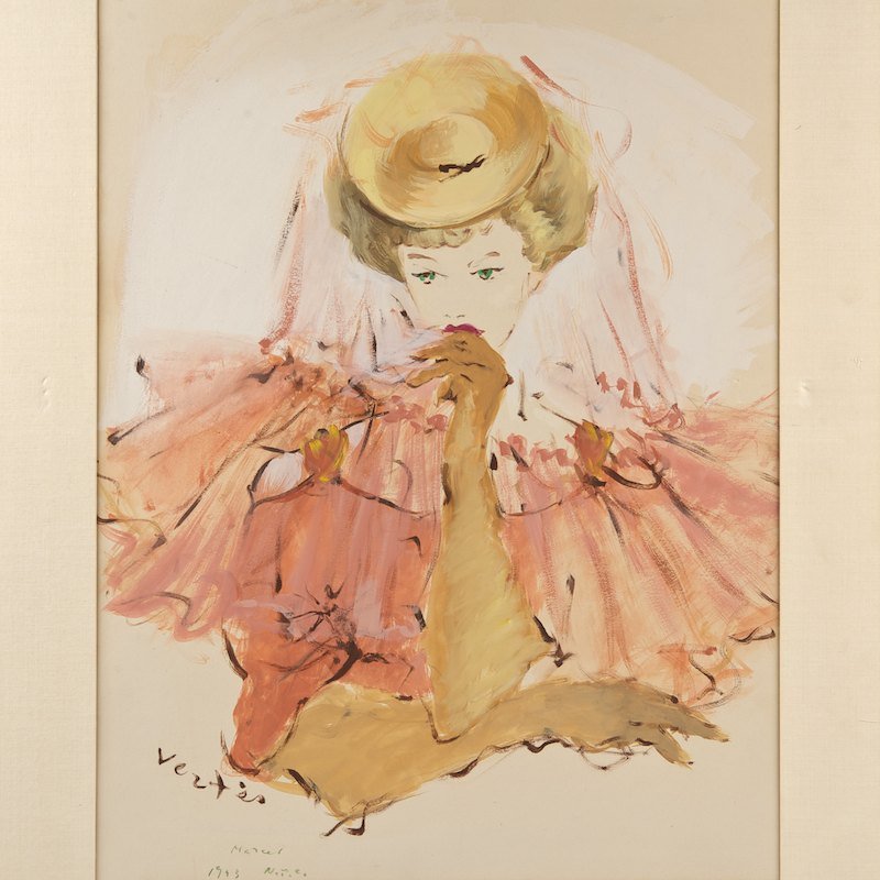 Marcel Vertes (1895-1961, French), painting - Nov 09, 2013 | Millea ...