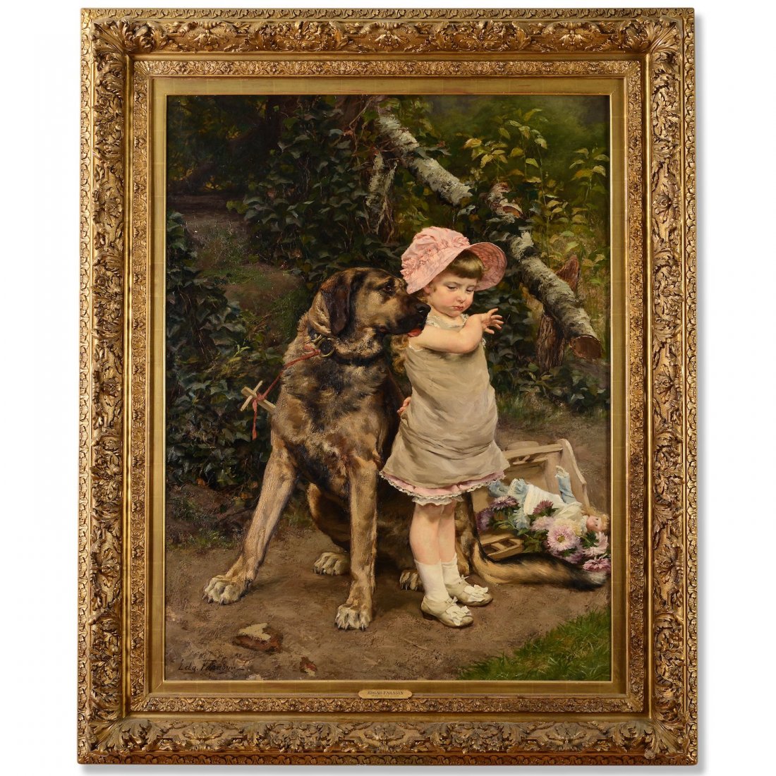Edgar Farasyn (1858-1938, Belgian), painting
