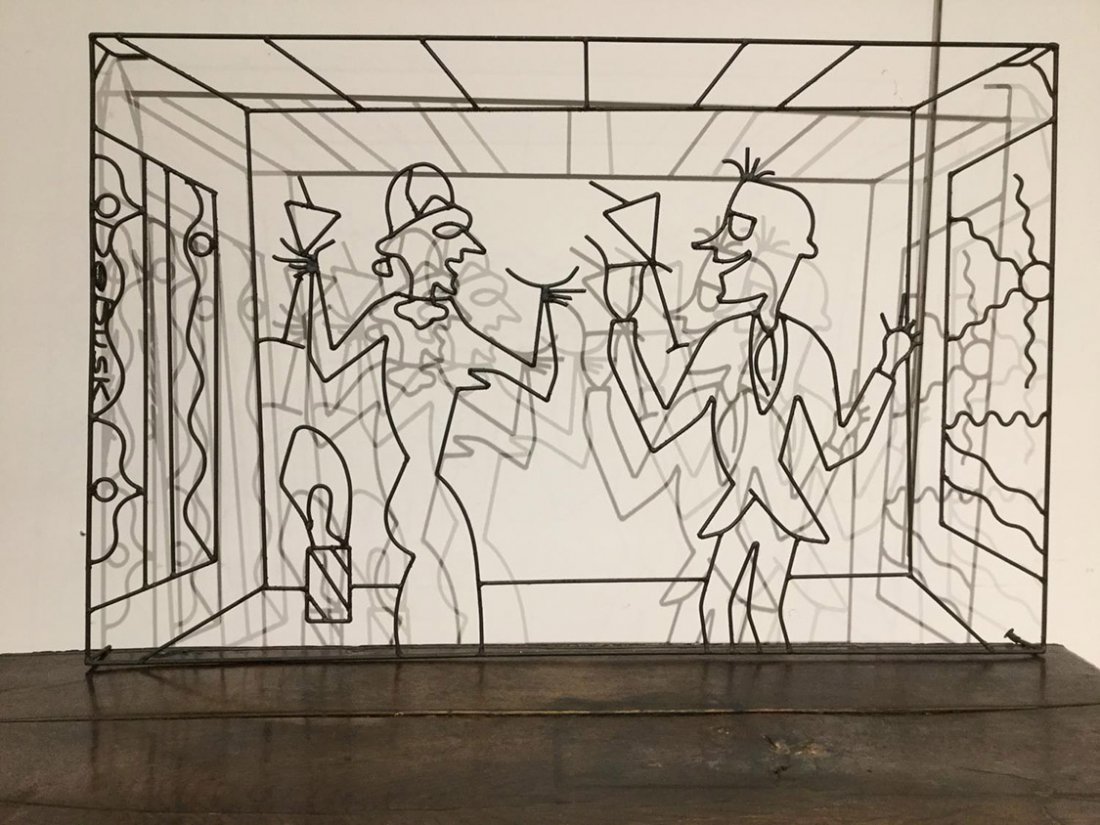 Barrett DeBusk steel wall sculpture
