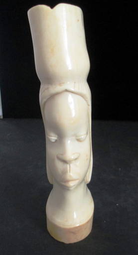 Ivory Carving African Woman's Head Ivory From African