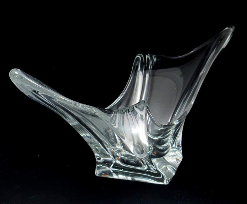 COFRAC ART VERRIER FRANCE GLASS CENTERPIECE