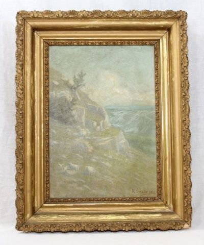 ROBERT SWAIM OIL PAINTING ON CANVAS OF LANDSCAPE - Jul 21, 2014 | Palm ...