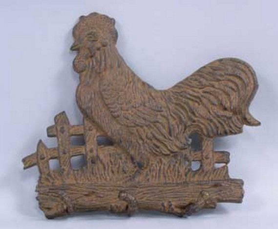 Cast Iron Rooster Wall Hook