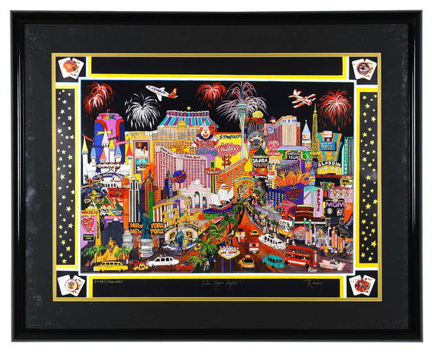 A Roxy "las Vegas Lights" Signed And Numbered Clxxii/xx