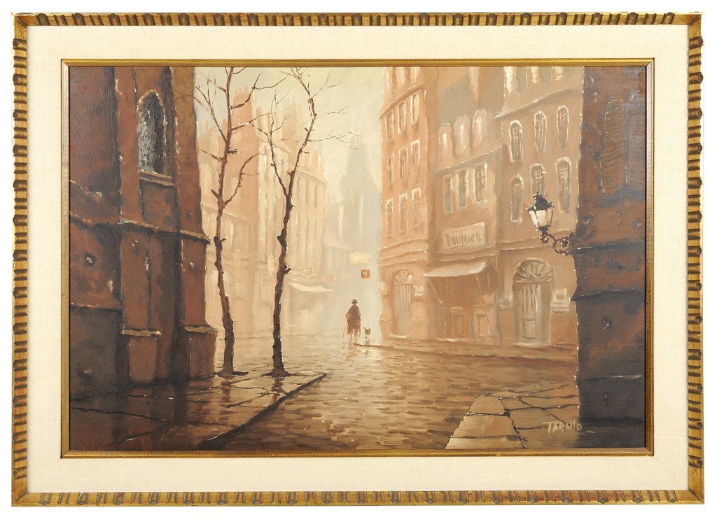 RODOLFO TARALLO, (Uruguayan, born 1930), Street Scene,