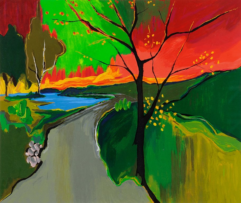 ITZCHAK TARKAY, (Israeli, born 1935), Landscape II,