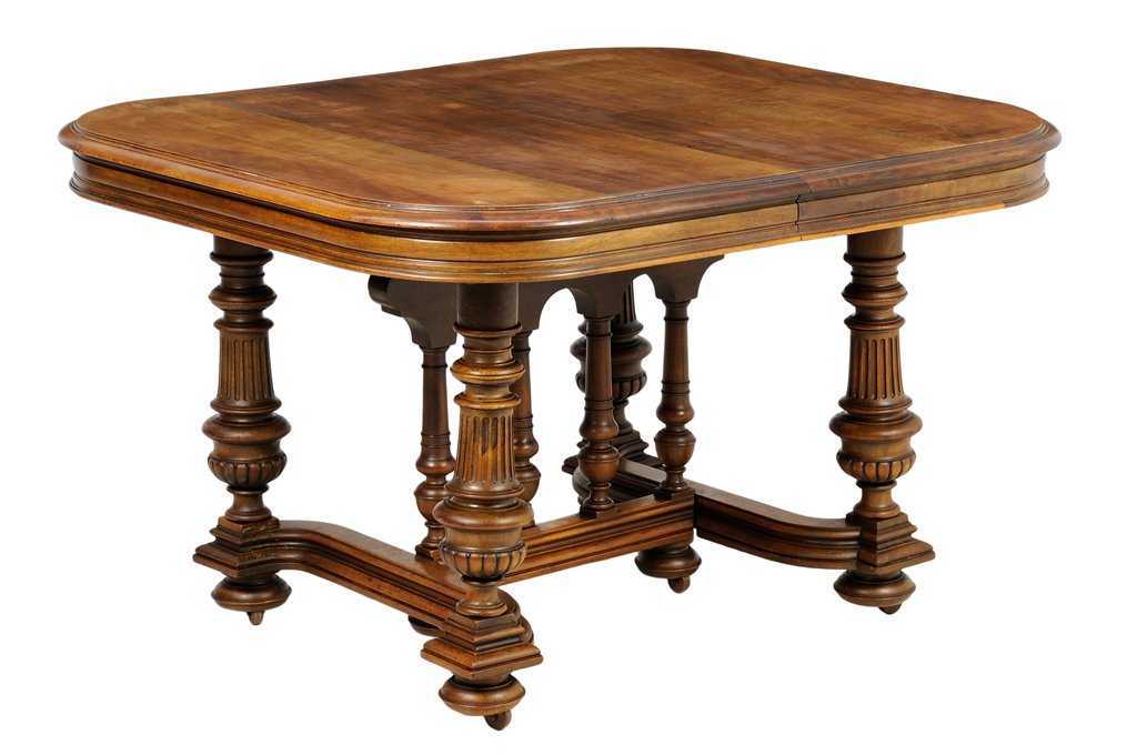 A RENAISSANCE REVIVAL DINING TABLE