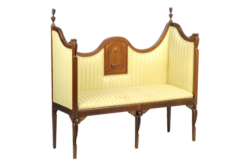AN AMERICAN WILLIAM BUCKLAND SETTEE