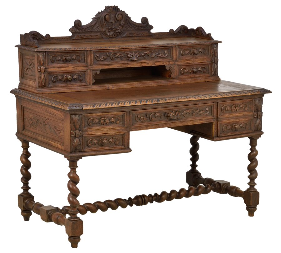 A RENAISSANCE REVIVAL DESK - Feb 07, 2015 | Morton Auctioneers in TX