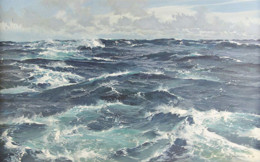 KEITH SHACKLETON, (British, born 1923), Seascape, 1991, - Sep 26, 2015 ...