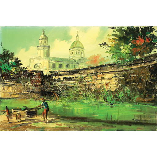 Eddie Sarmiento (b. 1940) Intramuros, Manila - Jan 22, 2021 | Leon ...