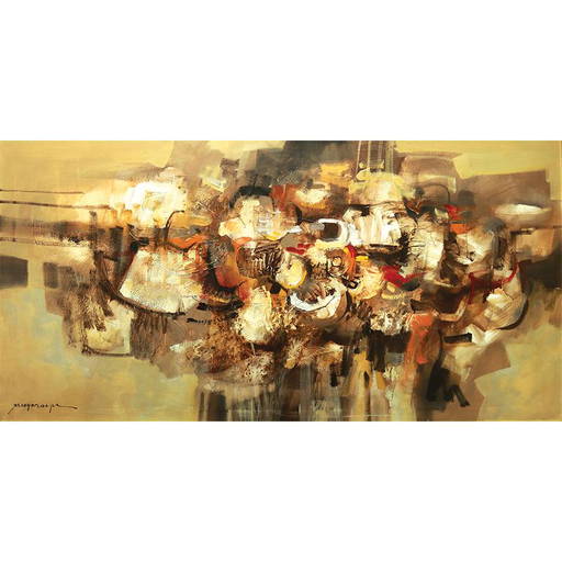 Paco Gorospe (1939 2002) Abstract Composition