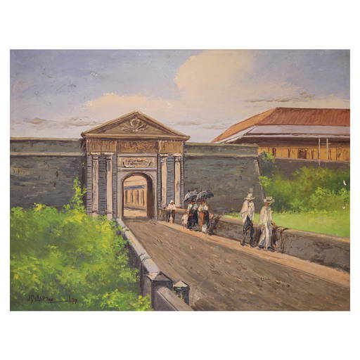 JD Castro (1908 - 1994) Intramuros - Oct 14, 2021 | Leon Gallery in ...