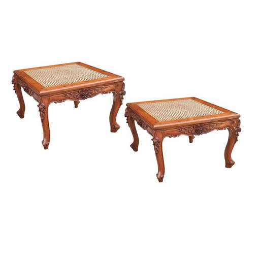 A Pair Of Side Tables With Solohiya
