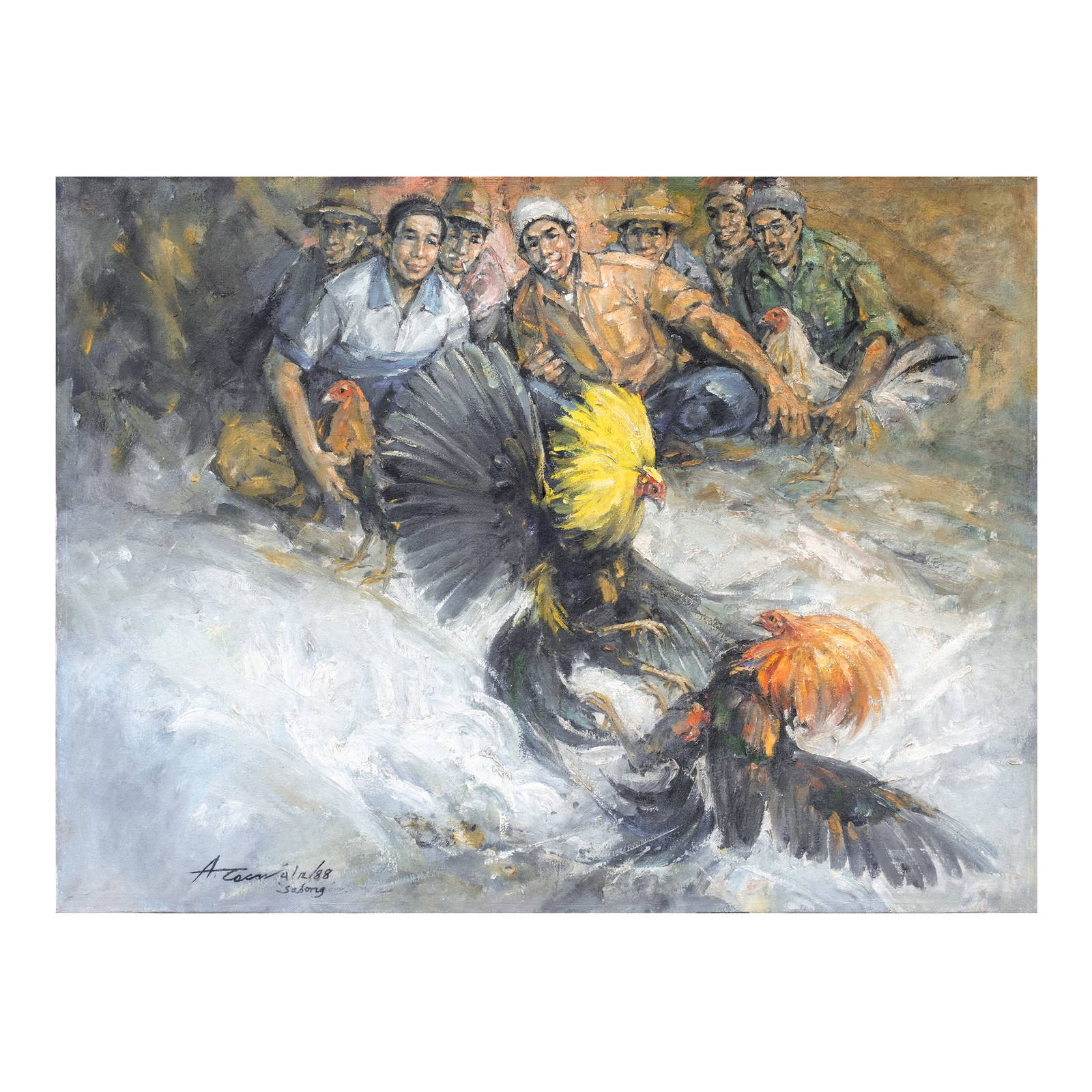 Angel Cacnio (1931 - 2021) - Sabong Auction