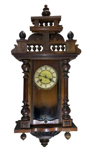 Vintage Or Antique German Junghans R A Mechanical Wall Clock.