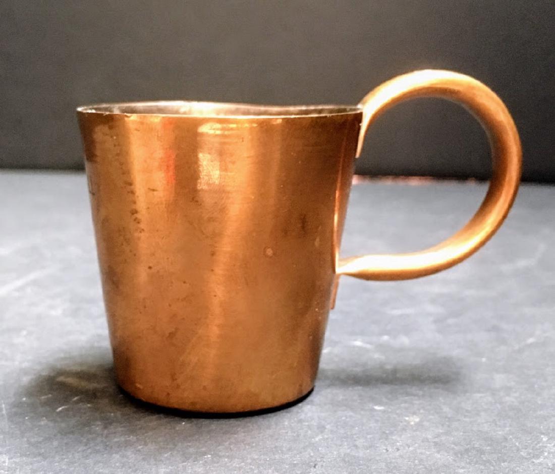 Vitange Copper 1/2 Gill Tin Lined Royal Navy Rum Cup