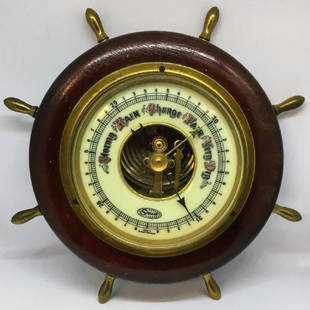 Vintage Nautical Barometer By Stellar Made In West