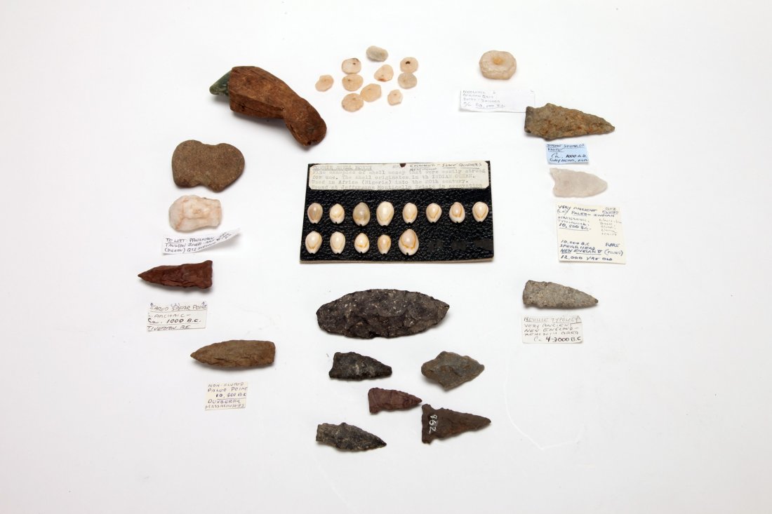 Group of Ancient Native American Tools