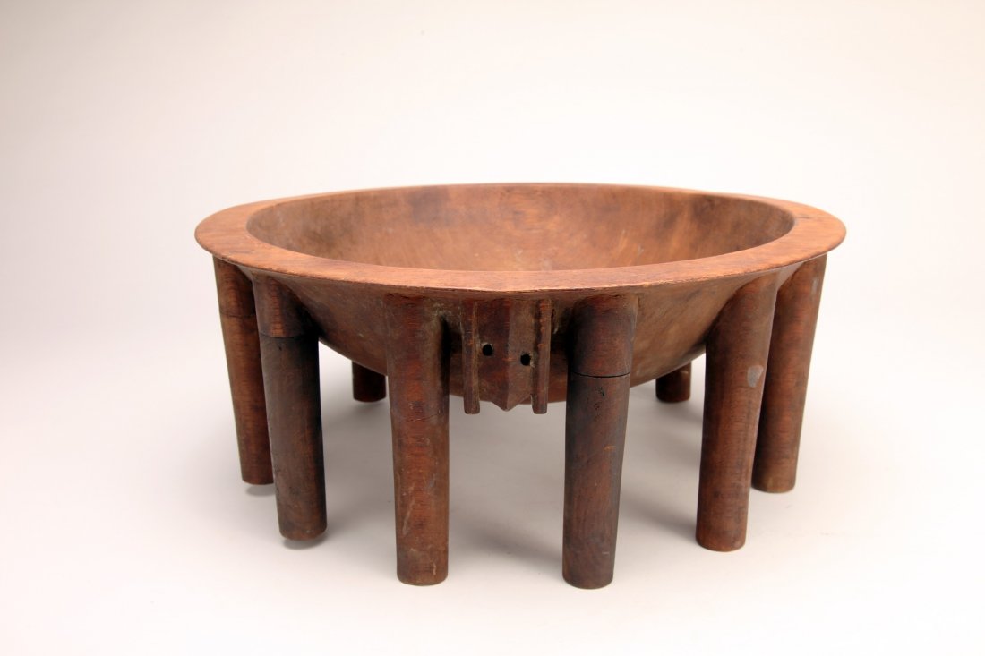 Oceanic Samoan Wood Kava Bowl