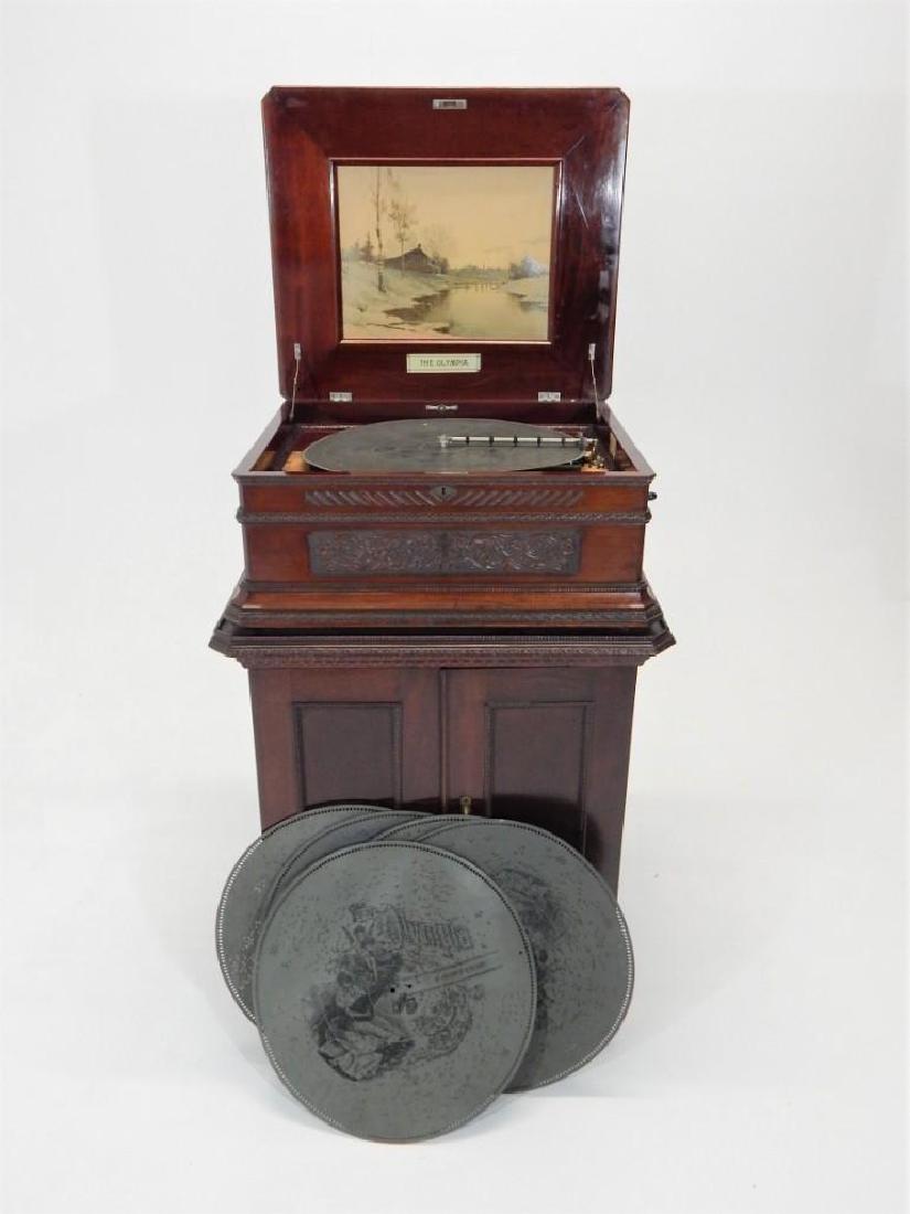 Antique Grand Size Olympia Music Box, 20.5 inch disks, - Mar 30, 2019 ...